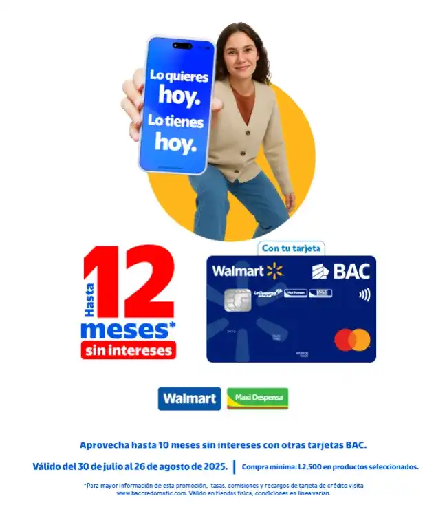 Promociones Walmart | BAC